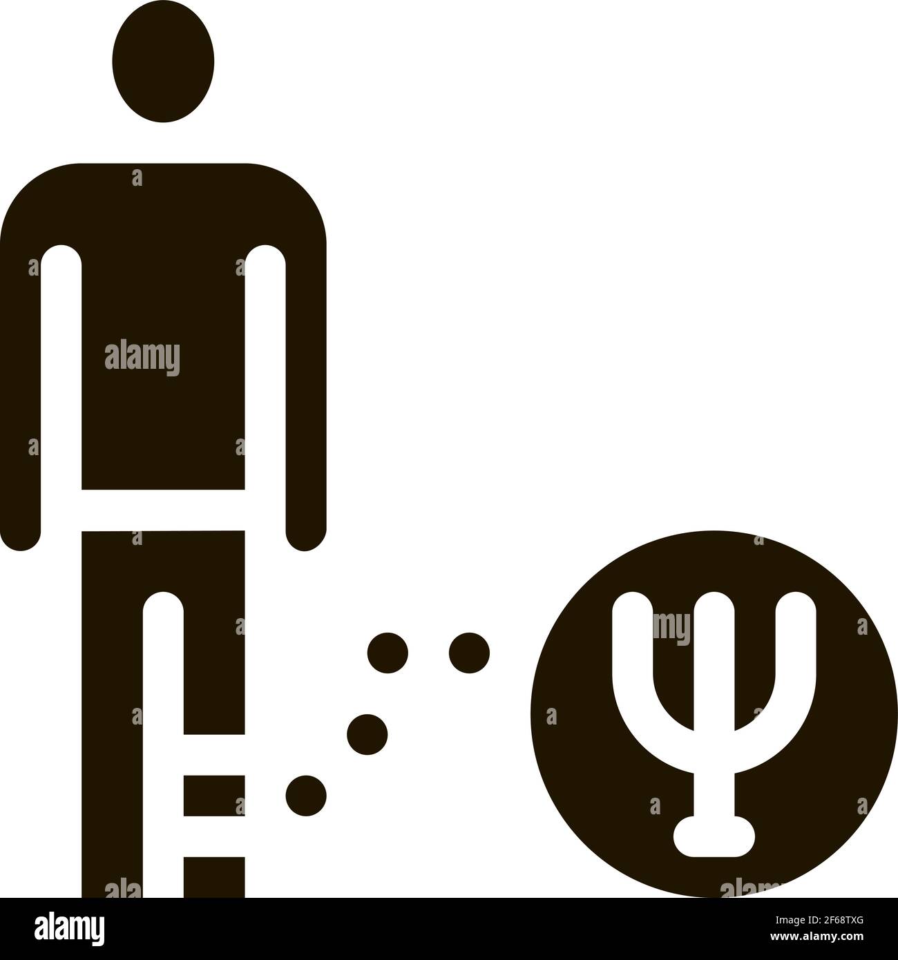 severity in form of psychological disorder in human icon Vector Glyph ...