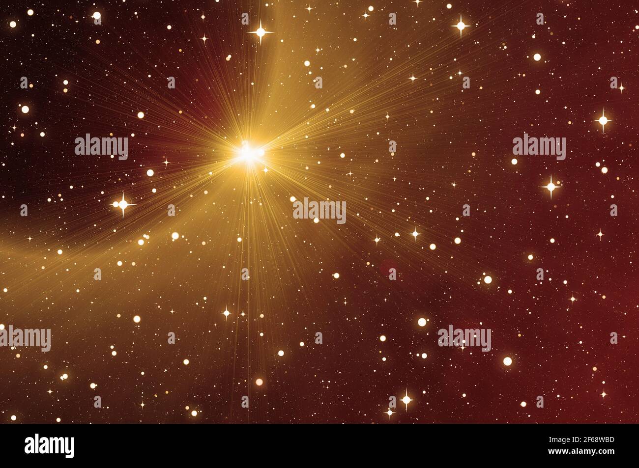 bright flash rays on a space background Stock Photo - Alamy