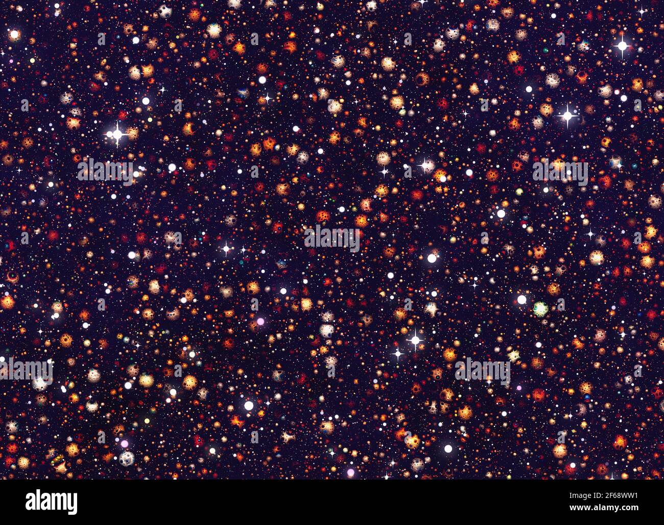 many small meteorite with craters on a space stars background Stock ...