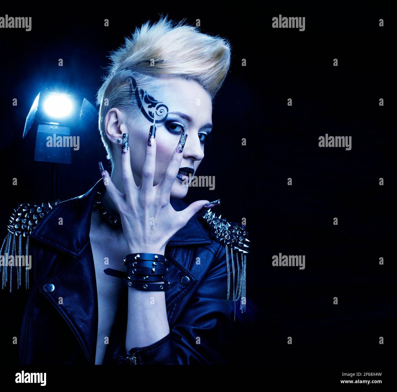 Rock Girl Style Hair