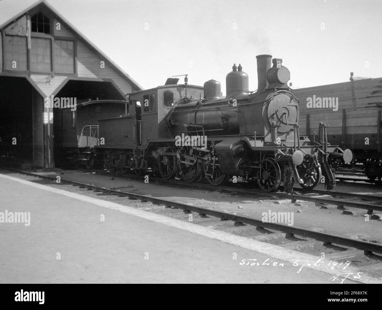 NSB 21A 180. Northern main track Stock Photo - Alamy