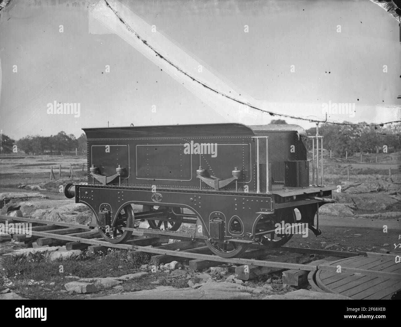NSB 9 58. Tender to steam locomotive. The locomotive produced by Nohab ...