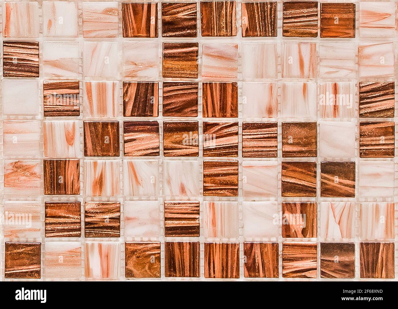 Mosaic background, texture of decorative colored ceramic tiles with ...