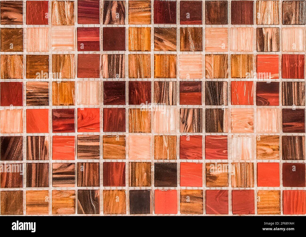 Mosaic background, texture of decorative colored ceramic tiles with ...