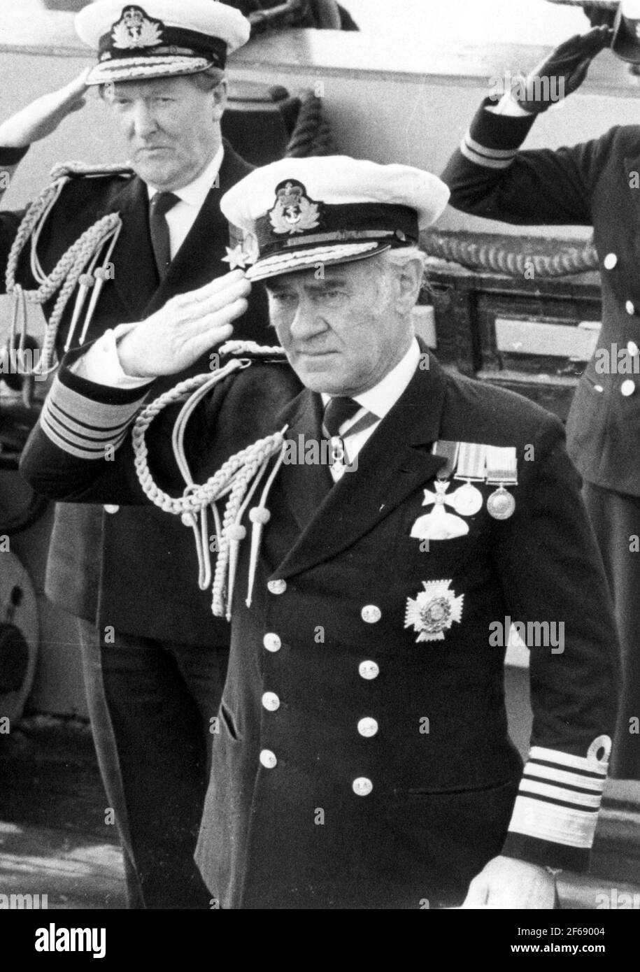 THE NEW C. IN C. PORTSMOUTH NAVAL HOME COMMAND ADMIRAL SIR PETER ...