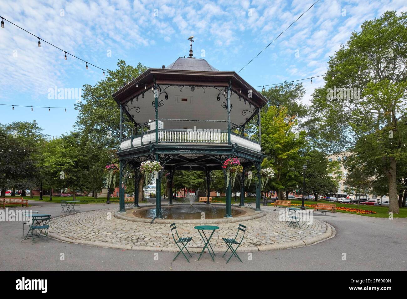Fountain and Bandstand King's Square Saint John New Brunswick Canada ...