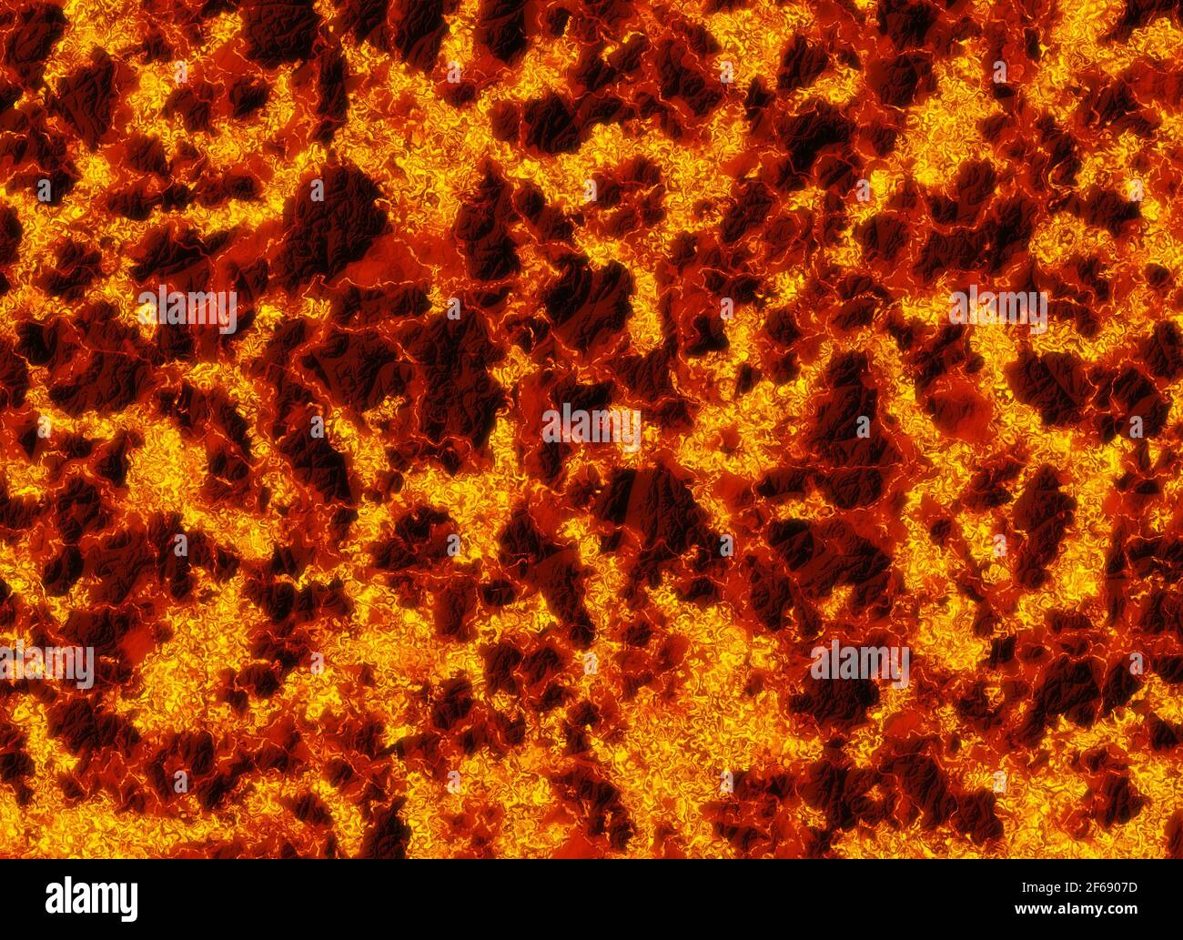 hot lava fire after eruption volcano Stock Photo - Alamy