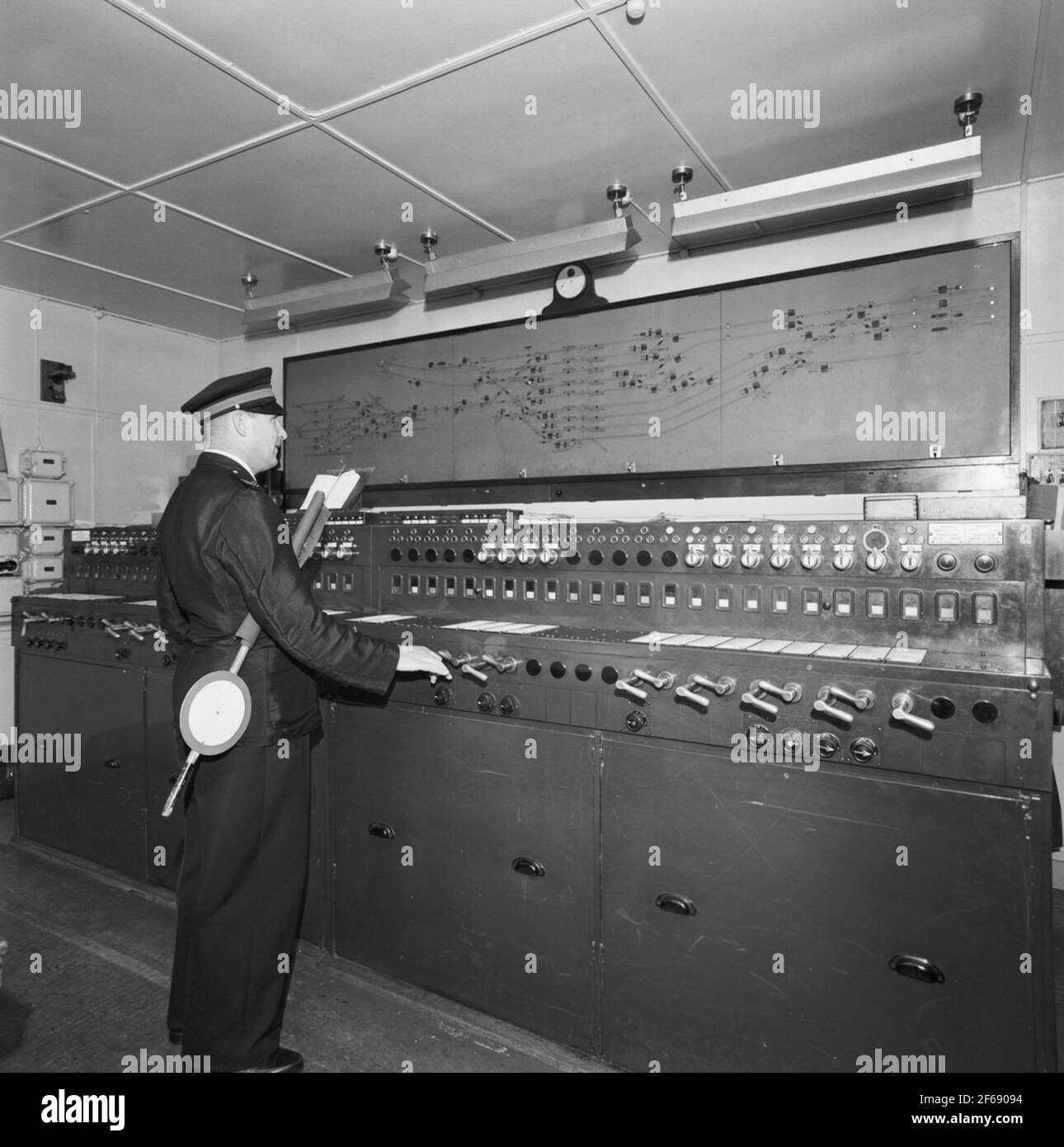 Train clearer in switchgear Stock Photo - Alamy