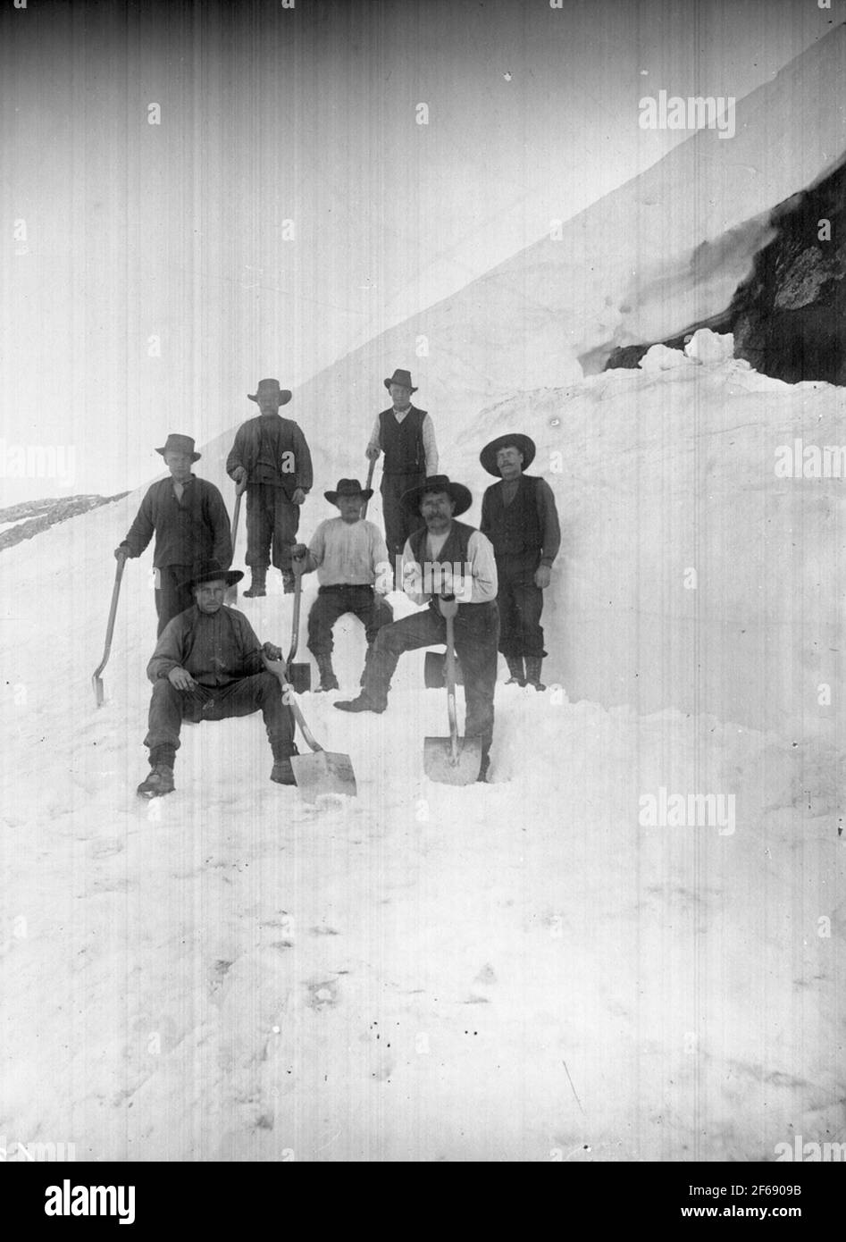 Snow shot at the national border Stock Photo - Alamy