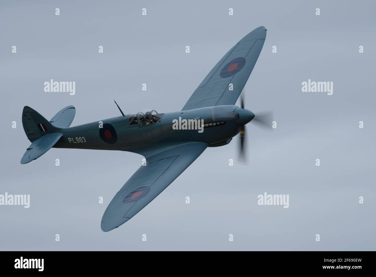 NHS Spitfire PR Stock Photo - Alamy