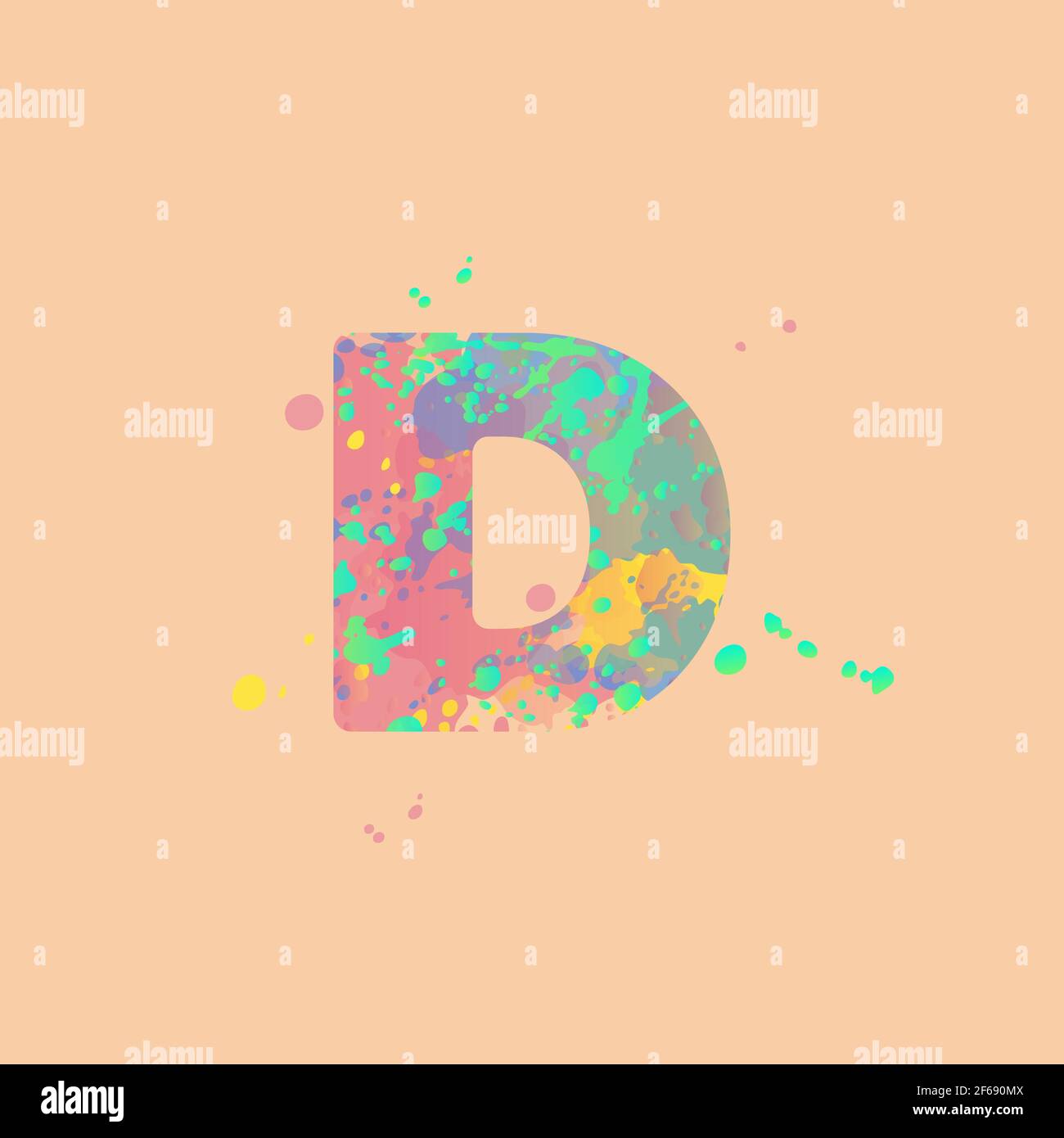 Paint icon text on Stock Vector Images - Alamy