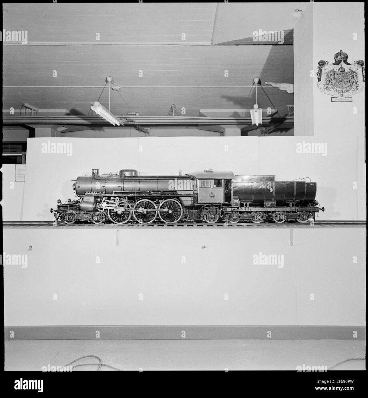 Model of steam locomotive state railways, SJ F 1201 Stock Photo - Alamy