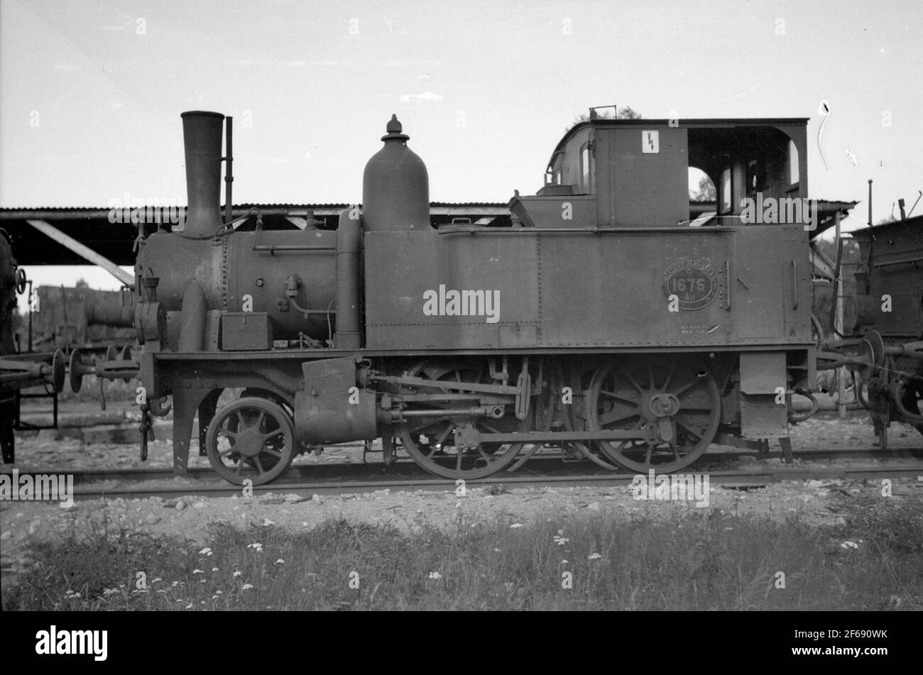 State Railways, SJ Å11 1675, Former ChJ Lok 24, formerly ÖSJ Lok 4 ...