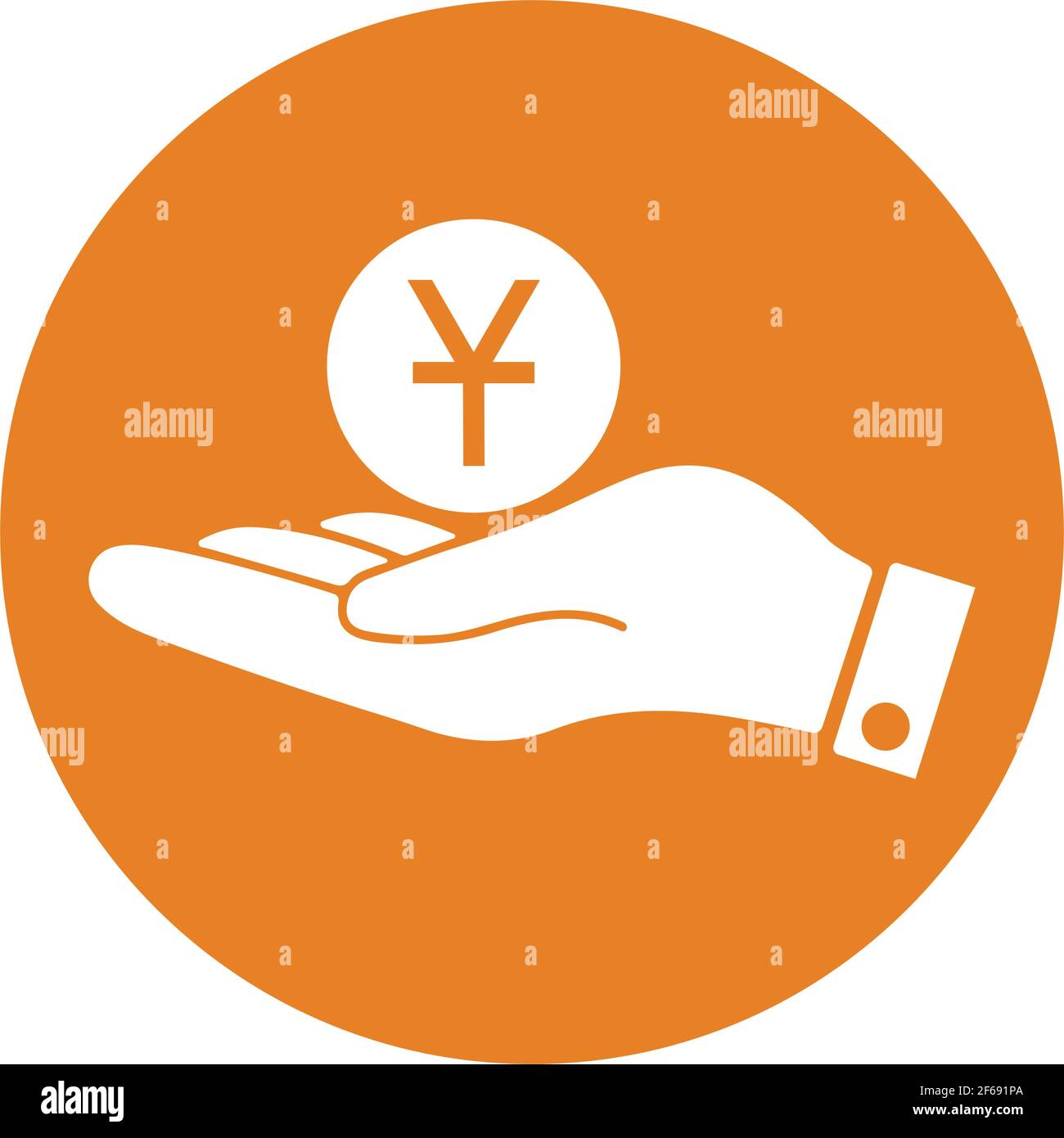 Hand, china, Yuan, currency icon - Perfect use for print media, web ...