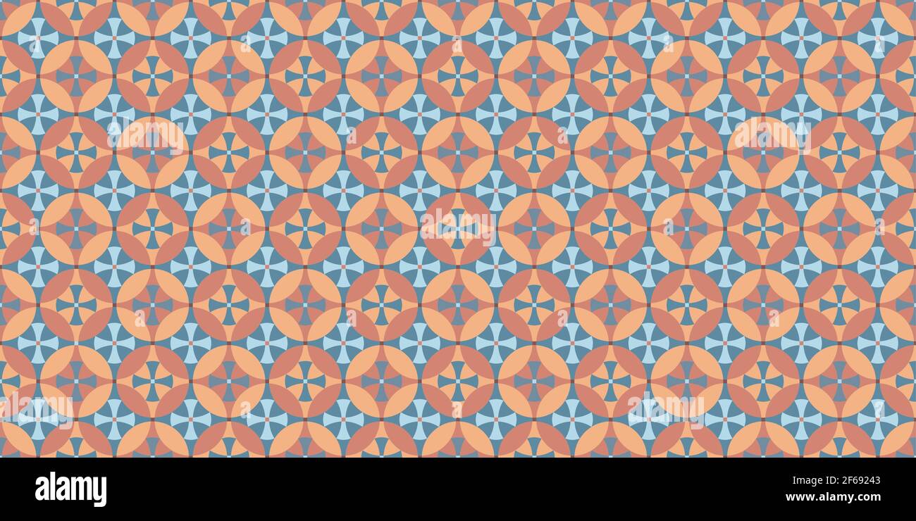 Seamless cross squares and circles pattern background hi-res stock ...