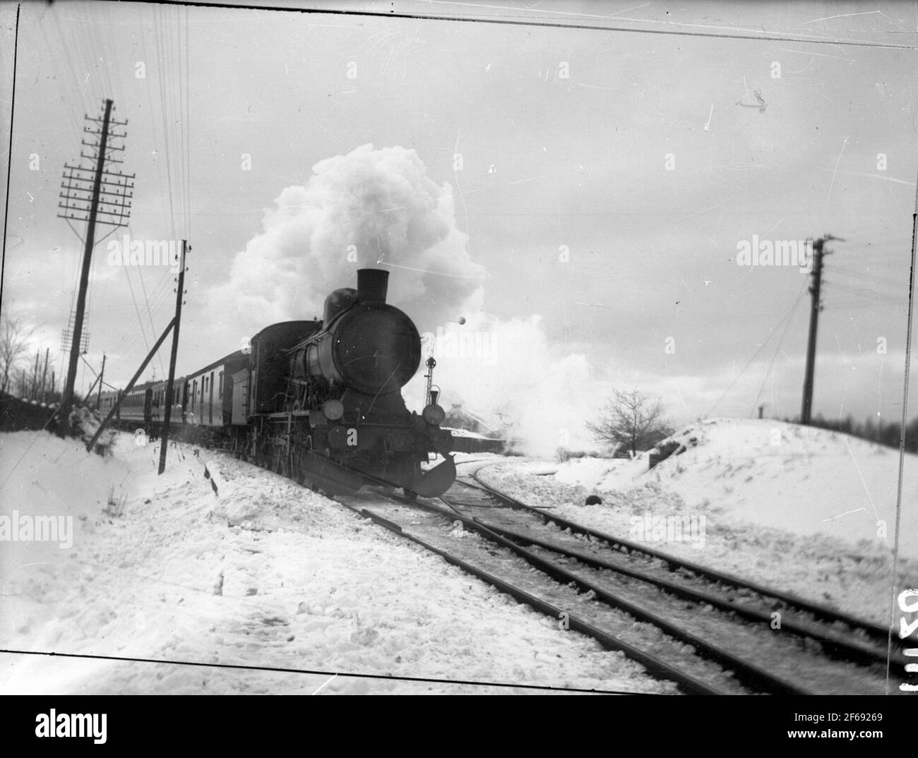 BJ H3 63 with kind train 2 Stock Photo - Alamy