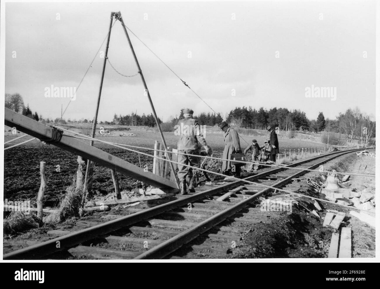 Rising of concrete posts Stock Photo - Alamy
