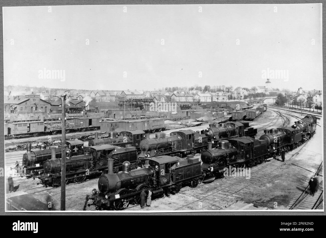 The Lokparaden in Åmål with the mountain lags railways, BJ Lok 1, Lok ...