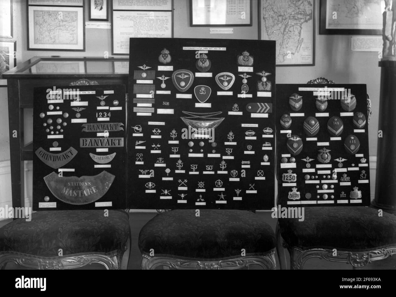 Uniform effects ( 1910; 1870-1910); Railway museum Stock Photo - Alamy