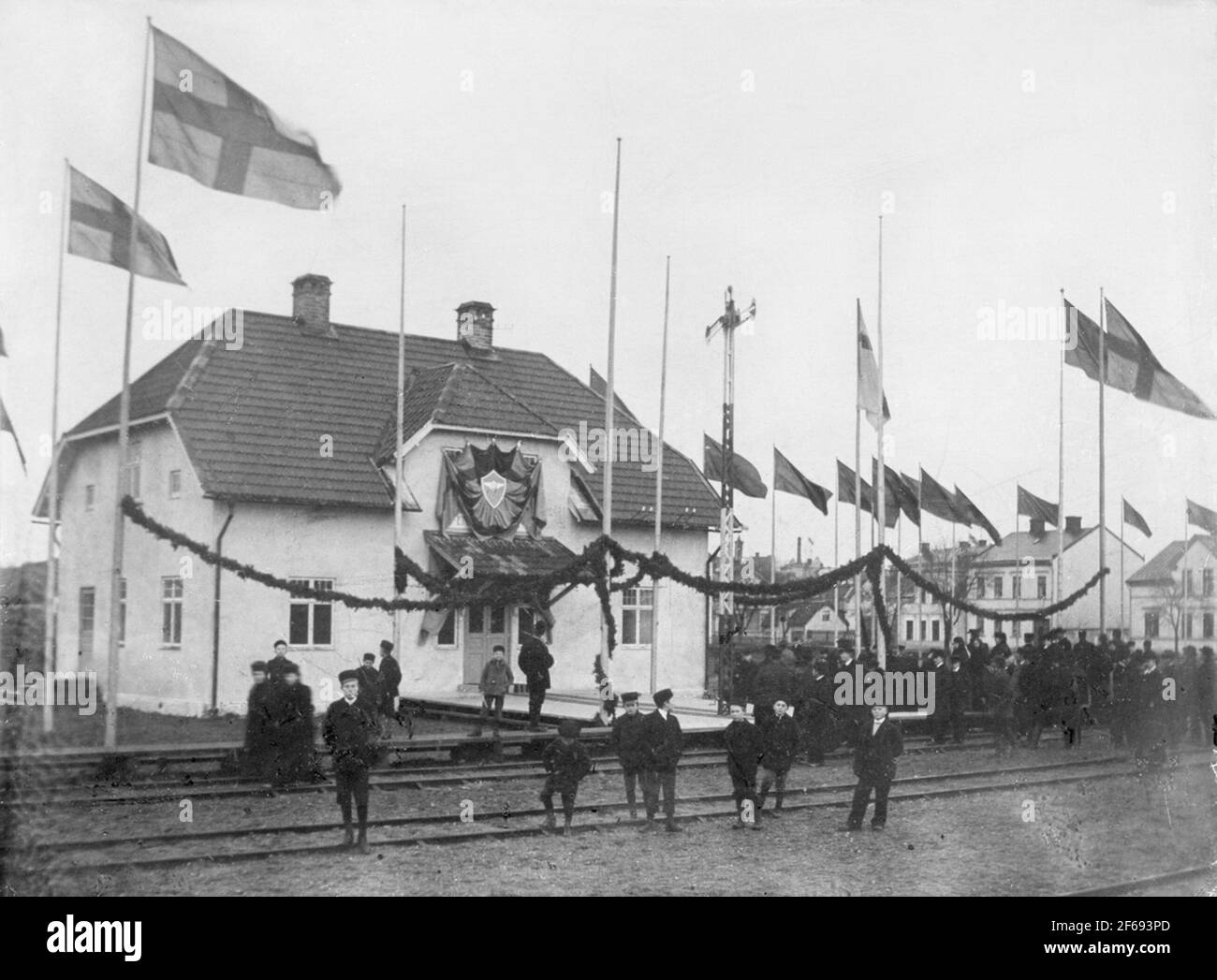 Inauguration of ehrj. EHRJ, Enköping - Heby - Run Hällens Railway ...