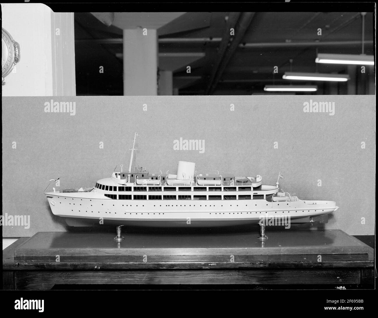 Model of train ferry Malmöhus Stock Photo - Alamy
