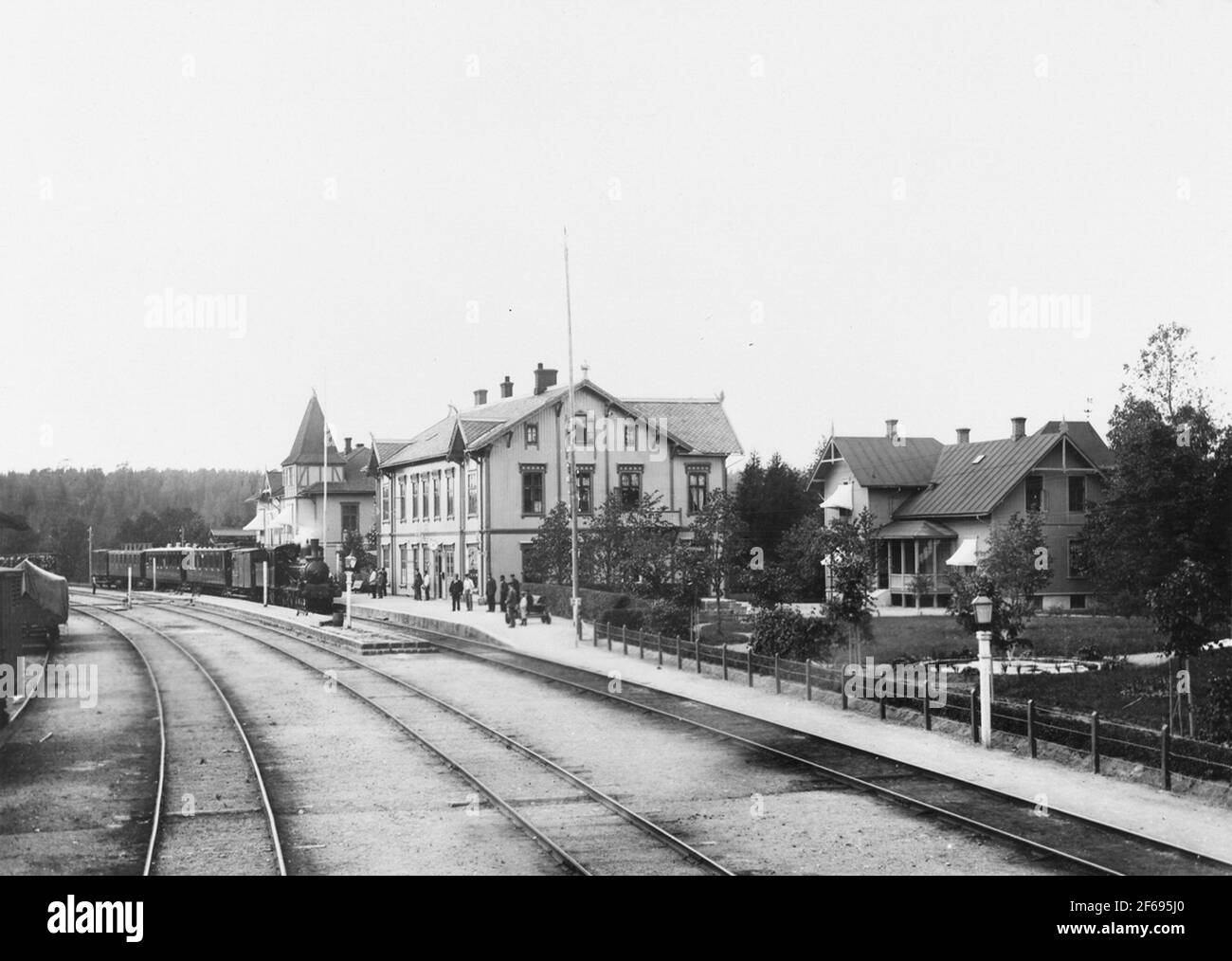 Dalsland's railway, DJ train Stock Photo - Alamy