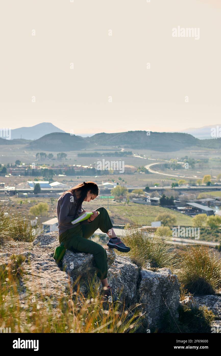 Geographer looking at map hi-res stock photography and images - Alamy