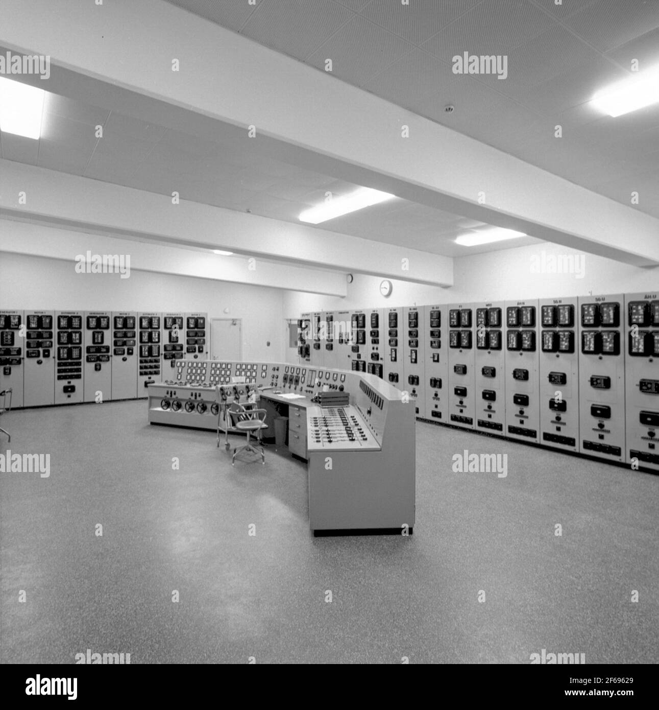 Converter station control room. Feeds the route Malmö-Häsleholm Stock ...
