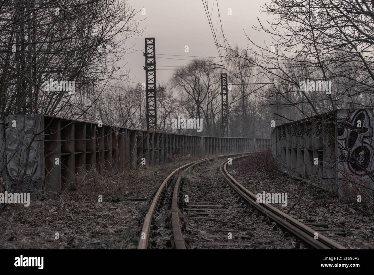 Dirty track sleepers hi-res stock photography and images - Alamy