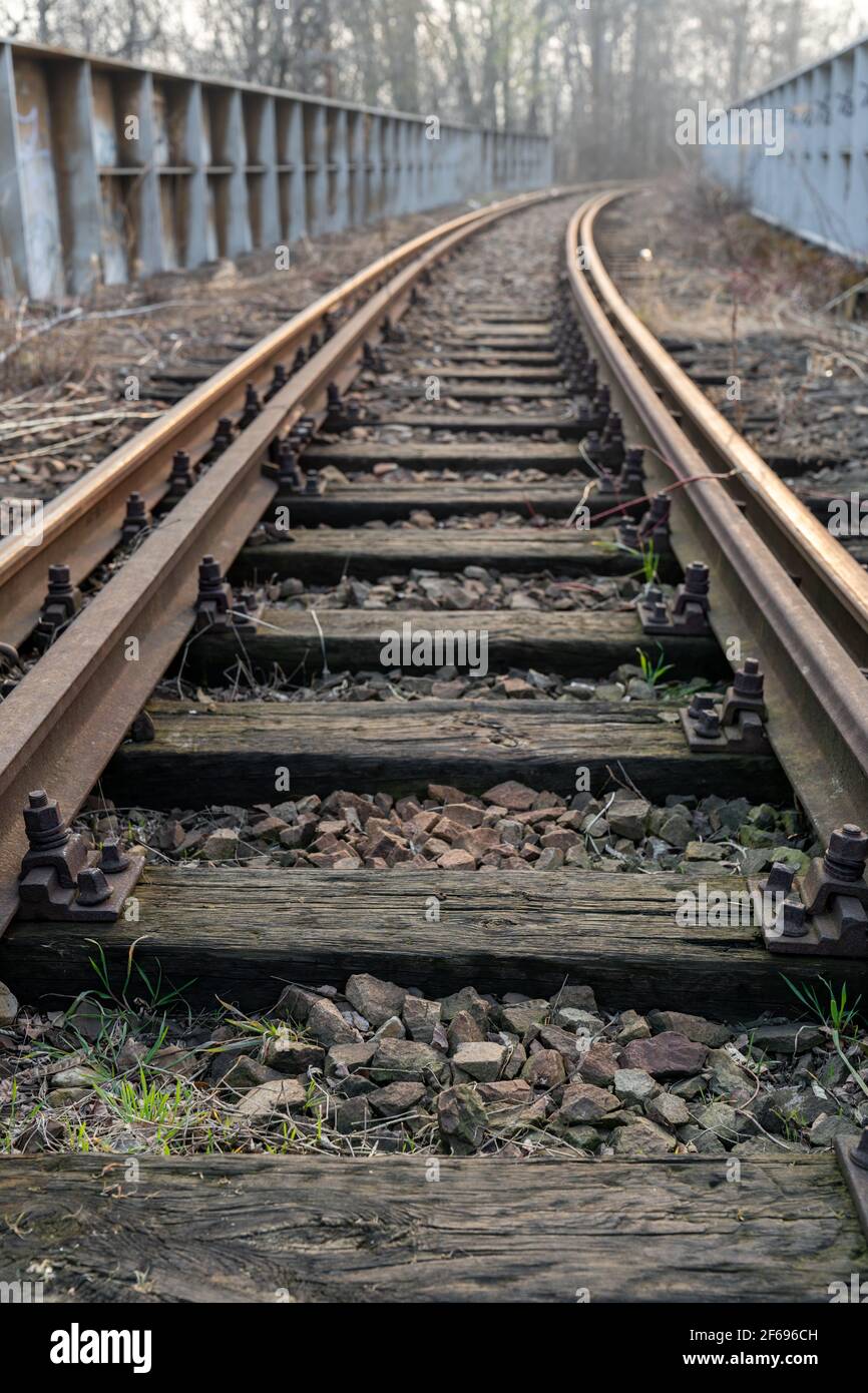 Dirty track sleepers hi-res stock photography and images - Alamy