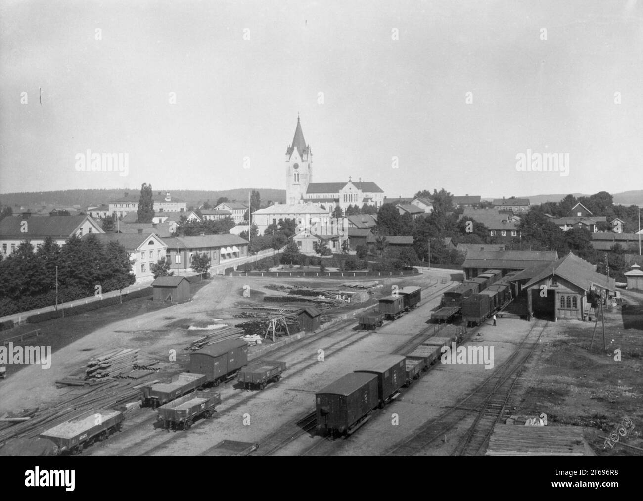 The old station house was at the northern end of the railroad, 1900 was ...