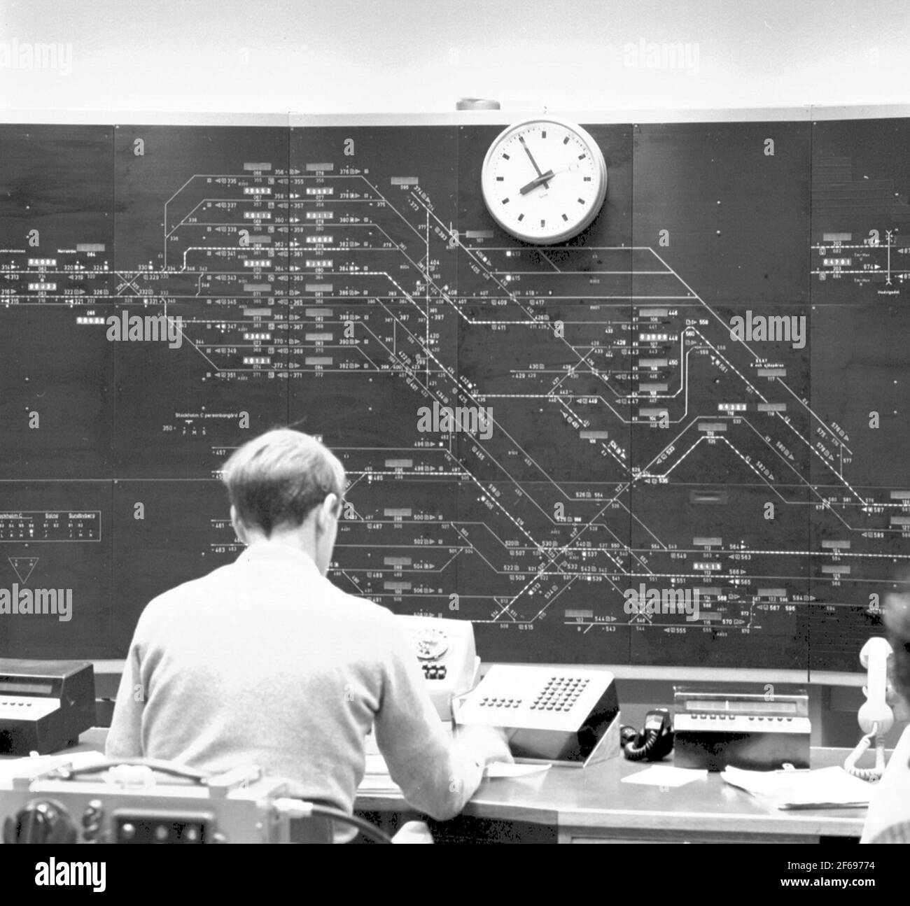 The switchwork terminal at Stockholm Central Station Stock Photo - Alamy