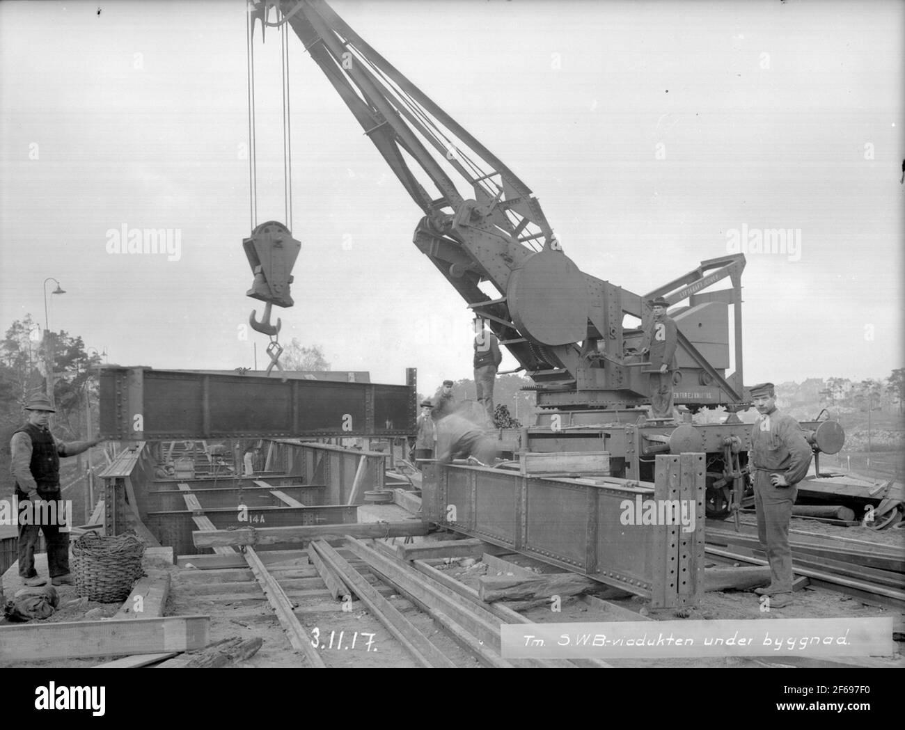 SWB viaduct under construction Stock Photo - Alamy