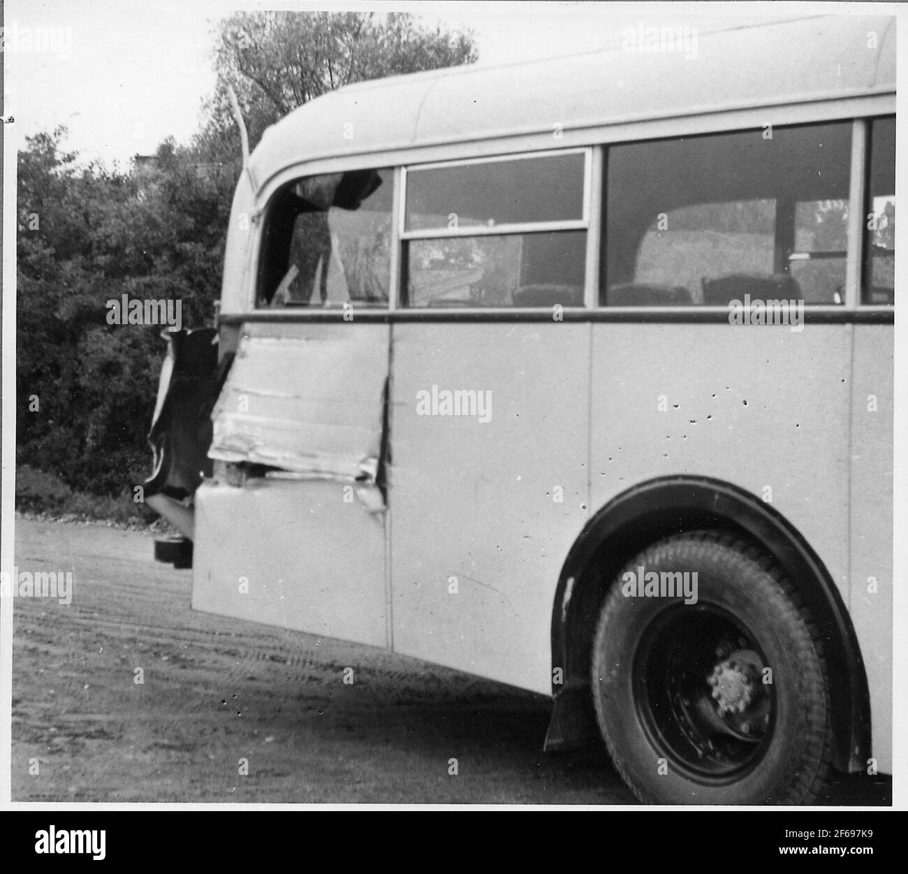 Bus crash Black and White Stock Photos & Images - Alamy