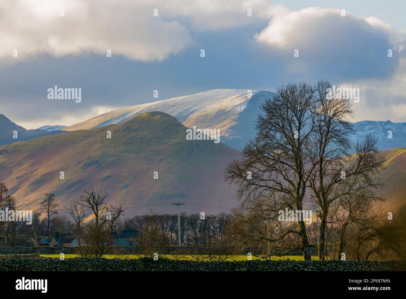 Catbells and Derwent Fells from Castlerigg, Lake District National Park ...