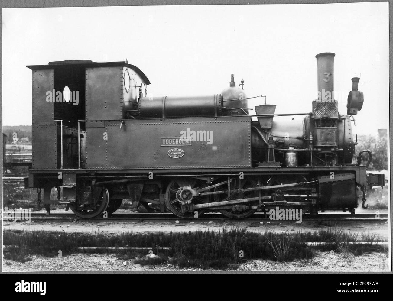 Nordmark - Klarälvens rail, NKLJ Lok 3 "Uddeholm Stock Photo - Alamy