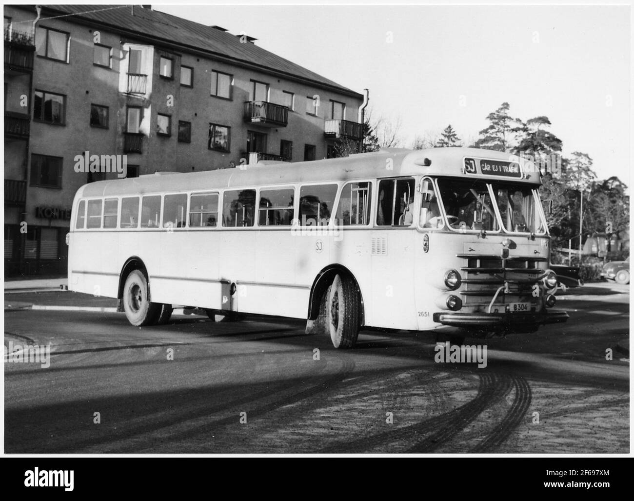 The state's railways, SJ bus 2651 Stock Photo - Alamy