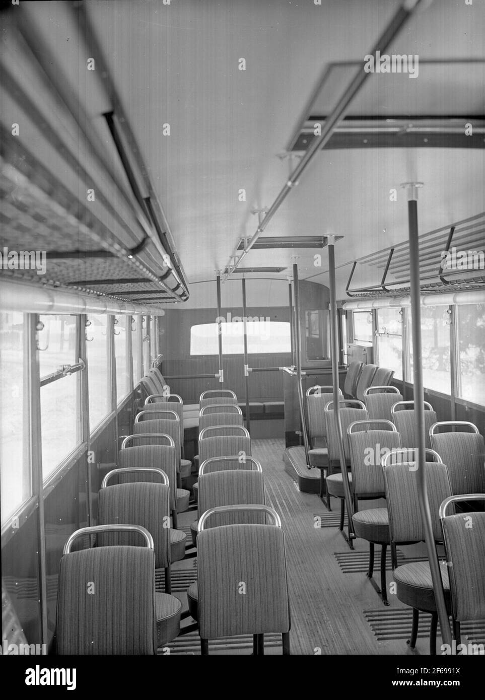 Bus Interior, Stockholm - Roslagen Railway SRJ Stock Photo - Alamy
