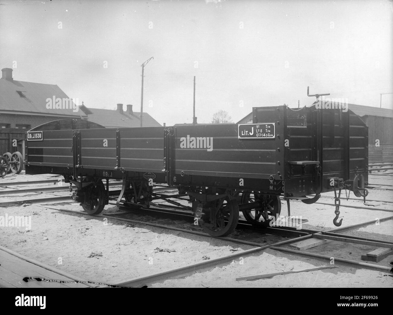 East Bleking rail, ÖBLJ J 1536 Stock Photo - Alamy