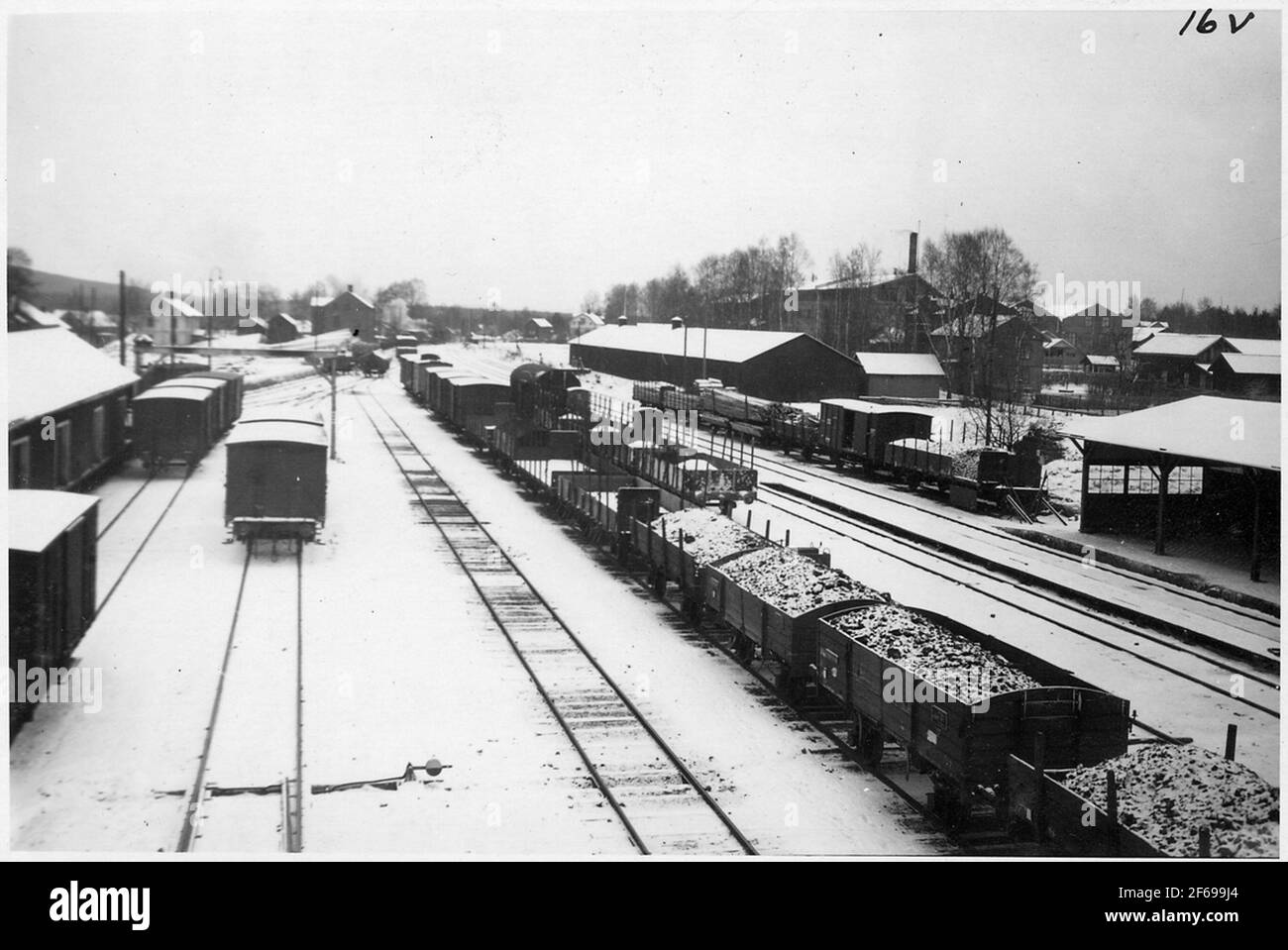 The railroad in Charlottenberg Stock Photo - Alamy