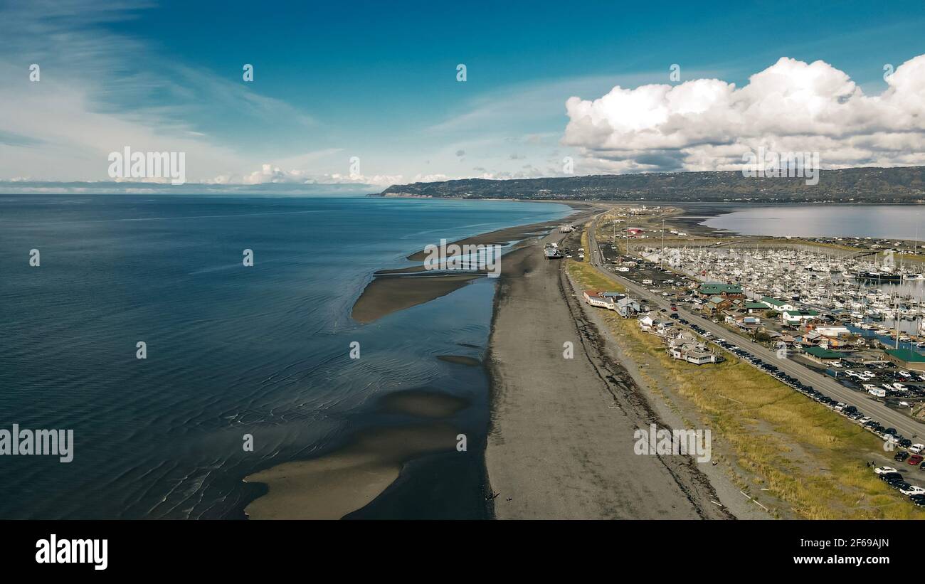 Homer alaska aerial hi-res stock photography and images - Alamy