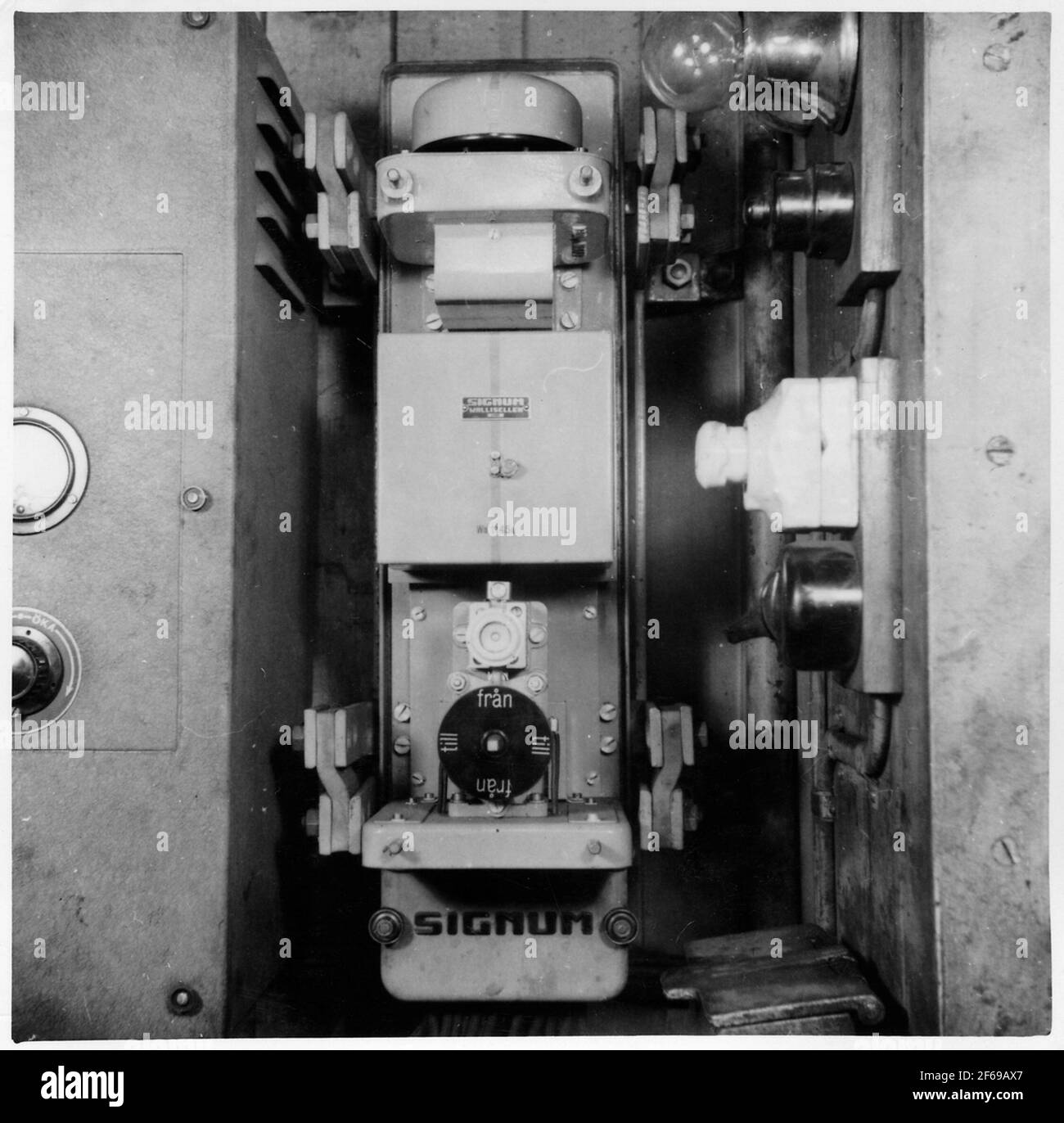 Apparatus for automatic train control, System Signum Stock Photo - Alamy