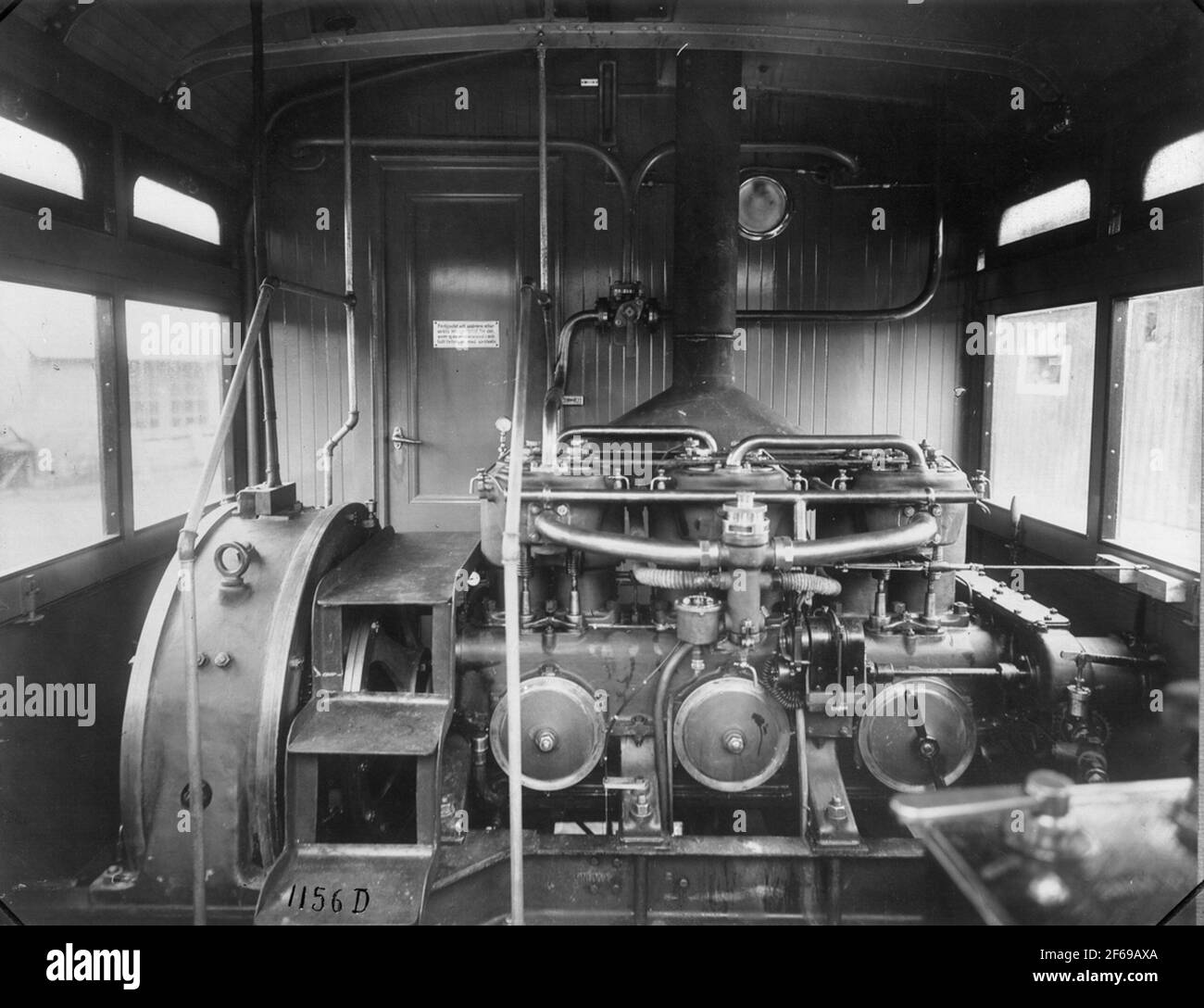 NKLJ Motorvagnet 1, engine compartment Stock Photo - Alamy