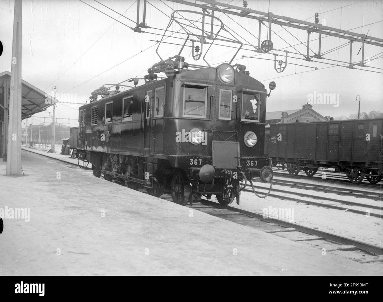 Railway goods wagon Black and White Stock Photos & Images - Alamy