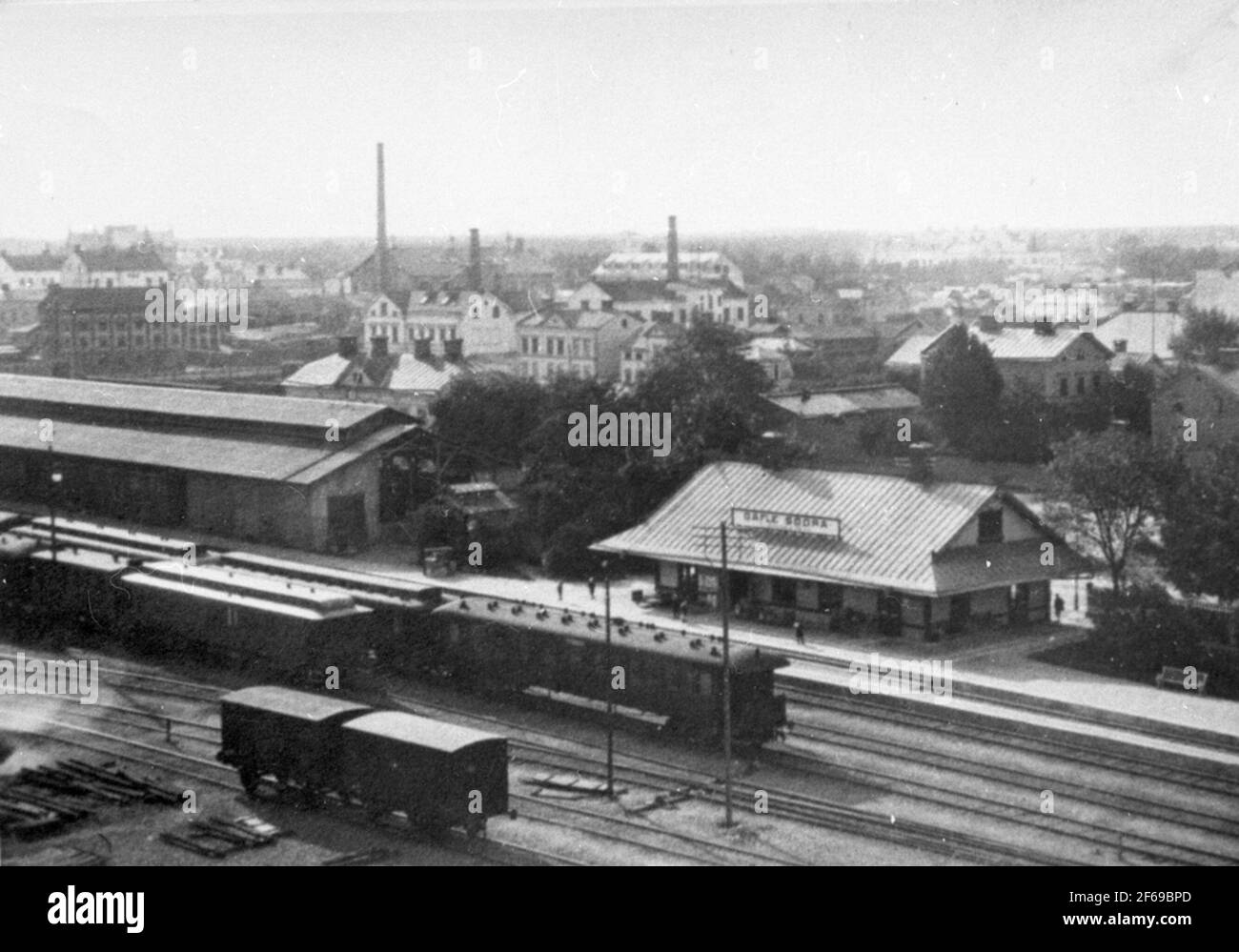 Southern station, first station house Stock Photo - Alamy