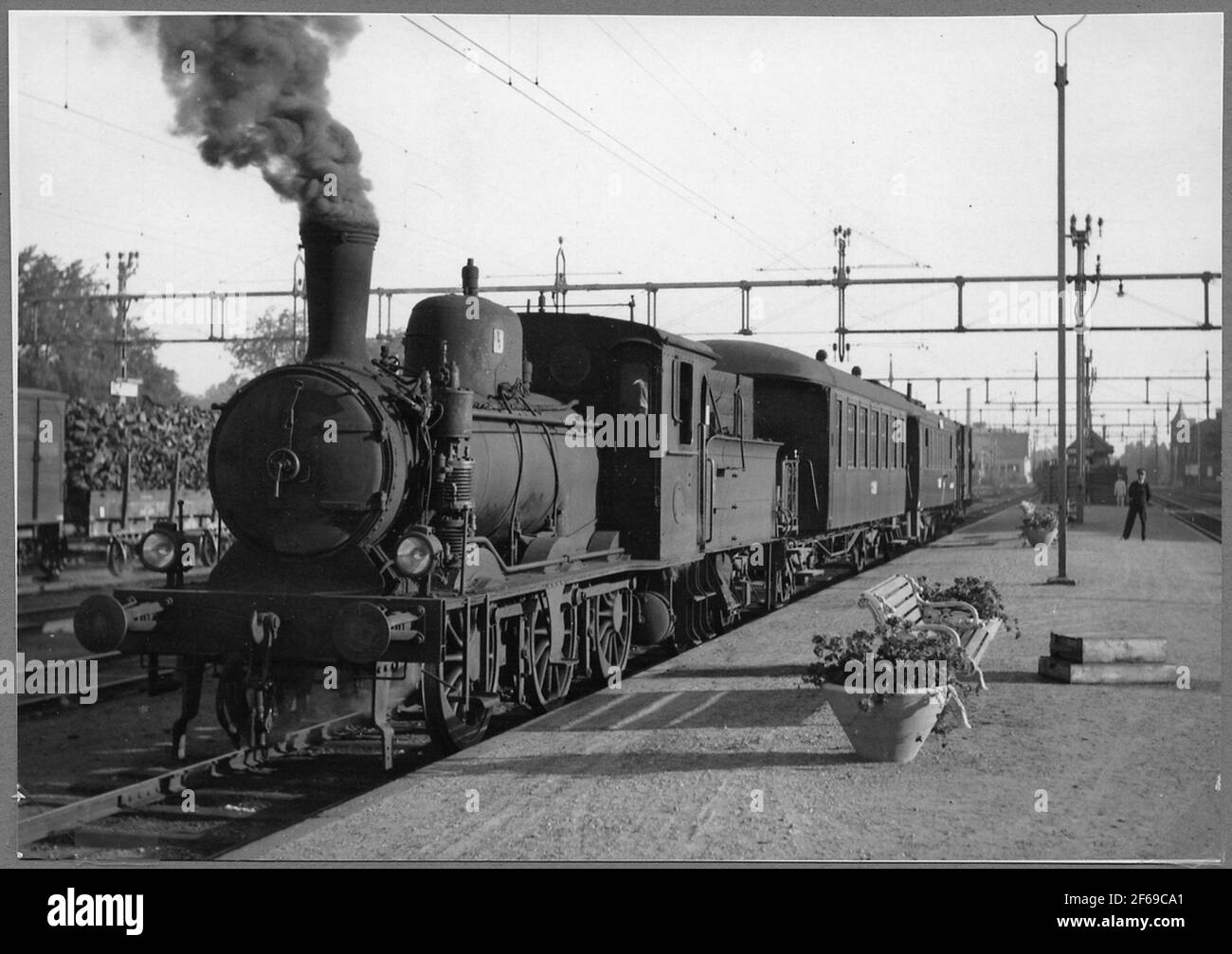Varberg-Borås-Herjunga Rail, VBHJ Lok 10 Stock Photo - Alamy