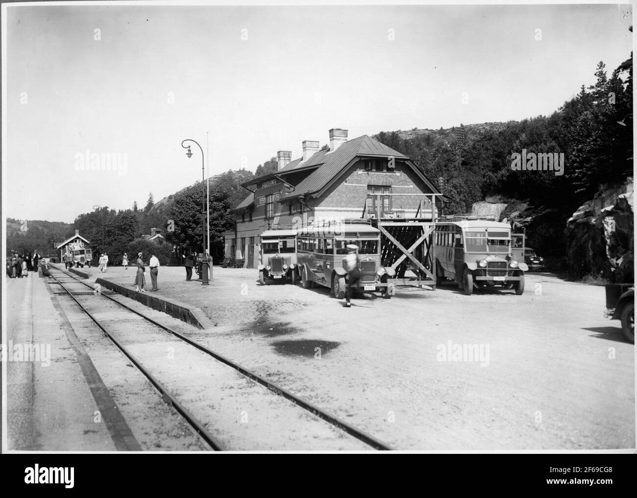 Buses at Dingle Station. The state's railways, sj Stock Photo - Alamy