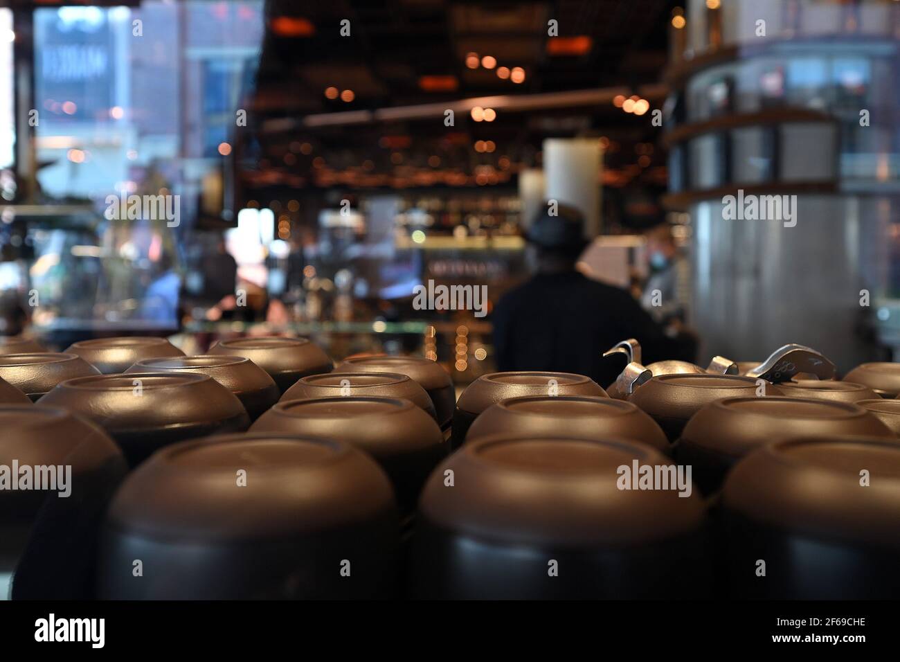 Interior view of Starbucks Reserve Roastery on its 50th Anniversary ...