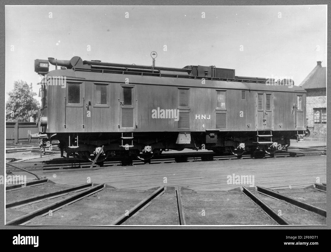 Halmstad - Nässjö Railways, HNJ X1 / F 4. Diesel electric motor ...