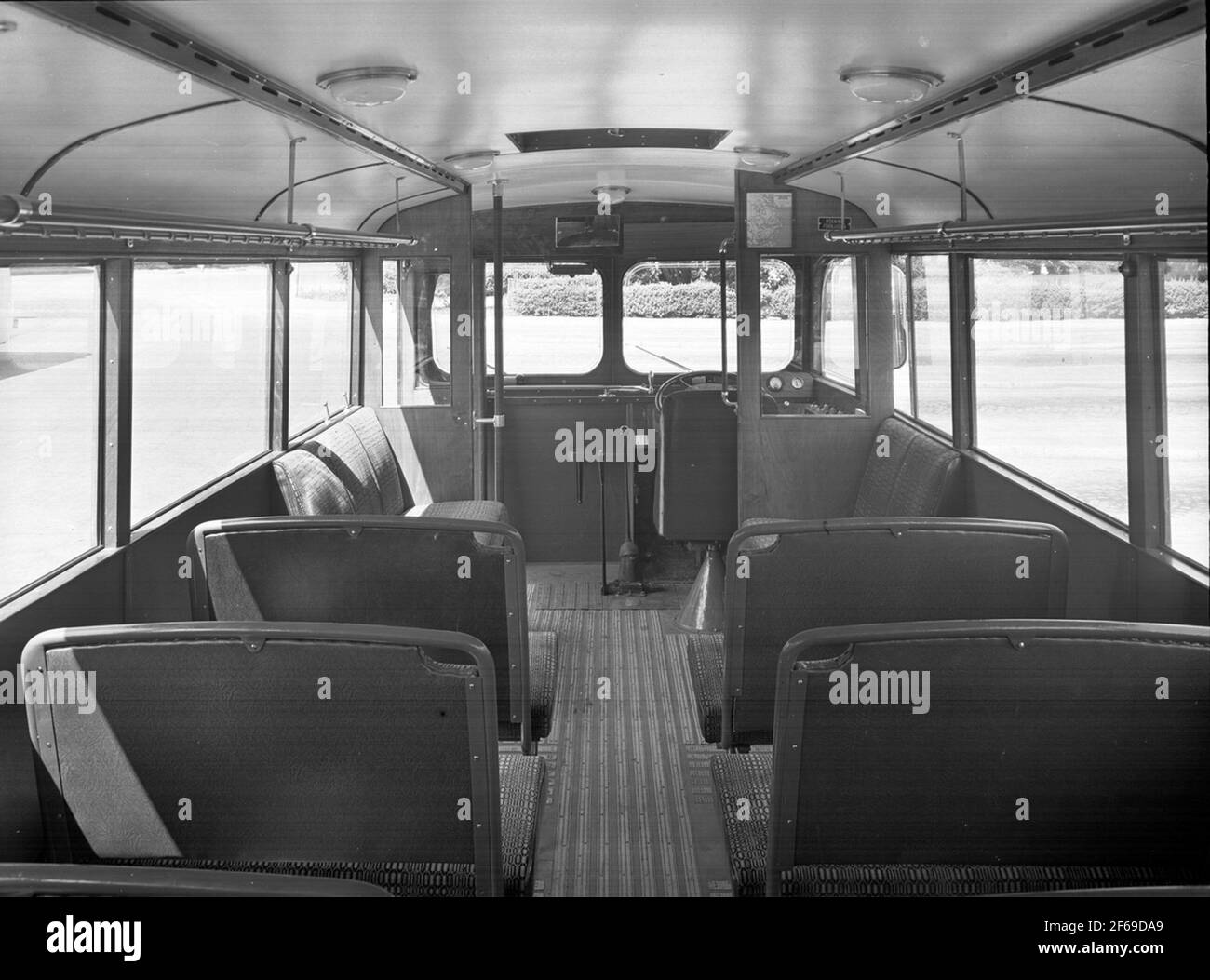 Bus Interior, Stockholm - Roslagen Railway Stock Photo - Alamy